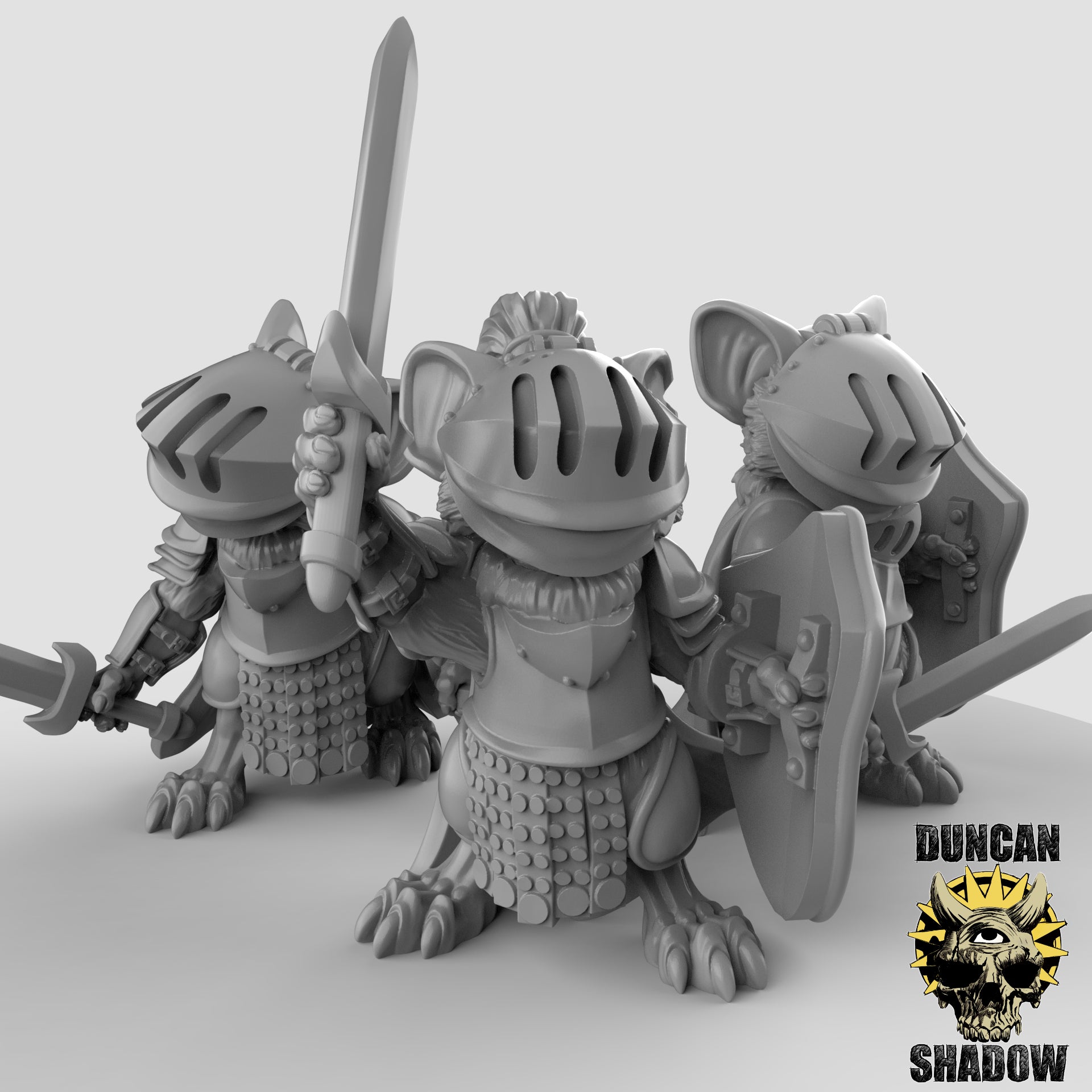 Mouse Folk Knights – Fat Fae Forge
